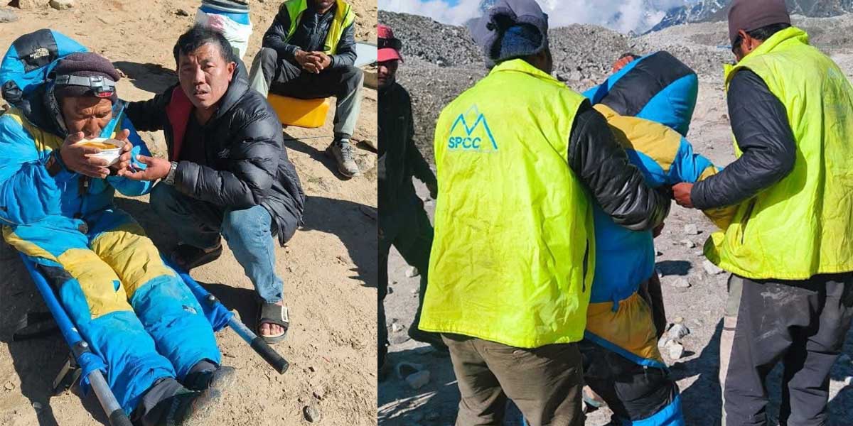 Dawa Sherpa, missing in the Everest region, found alive - Peoples' Review